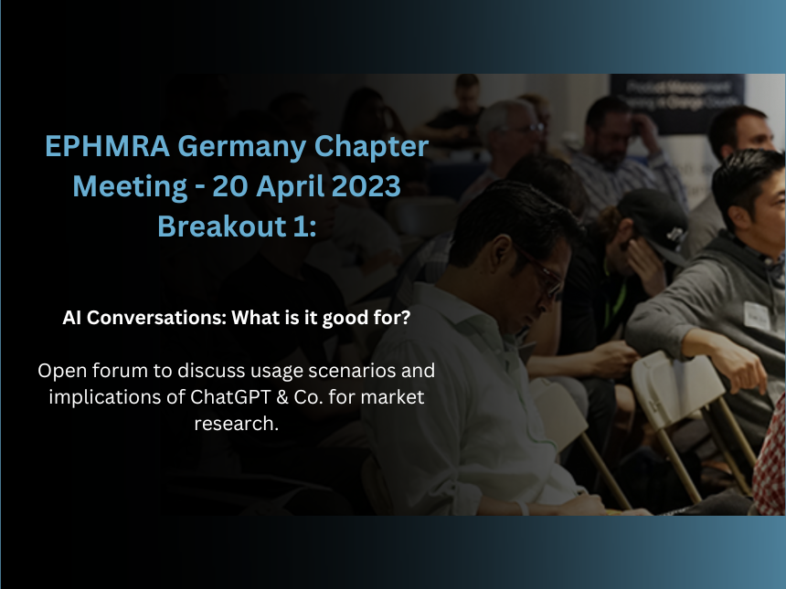 2023 Germany Chapter meeting - Ai Conversations: What is it good for ...